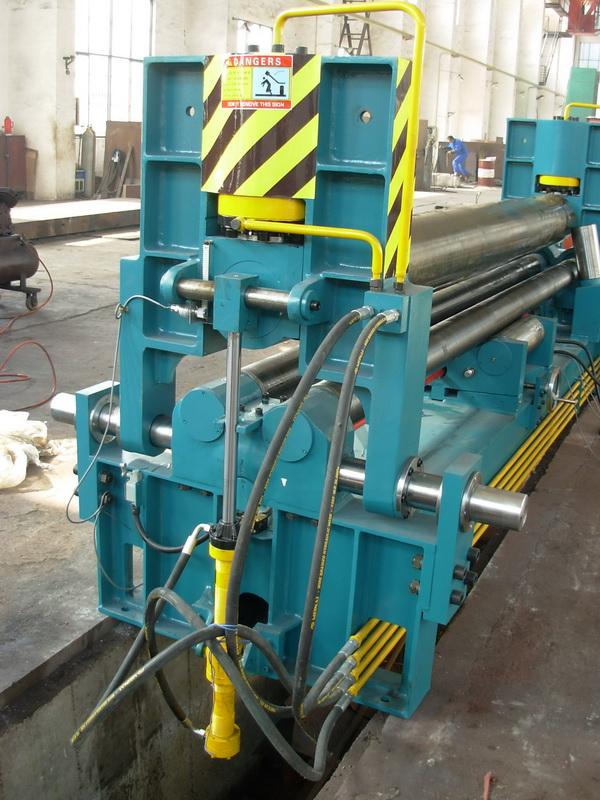 Universal Vertical Plate Rolling Machinery Three Roller CNC Folding